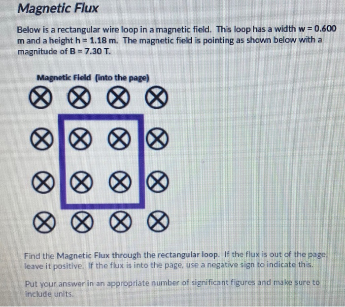 Solved Magnetic Flux Below is a rectangular wire loop in a | Chegg.com