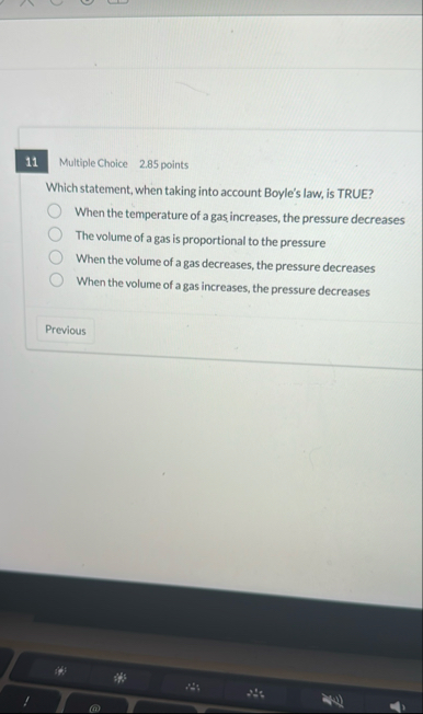 Solved Multiple Choice 2.85 ﻿pointsWhich statement, when | Chegg.com