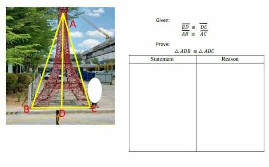 Solved Given: Prove: ADB≡ ADCConverse of an Isosceles | Chegg.com