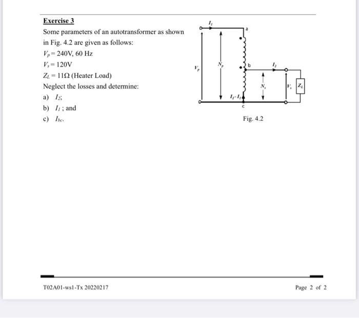 Solved Worksheet [Solve basic transformers problems | Chegg.com