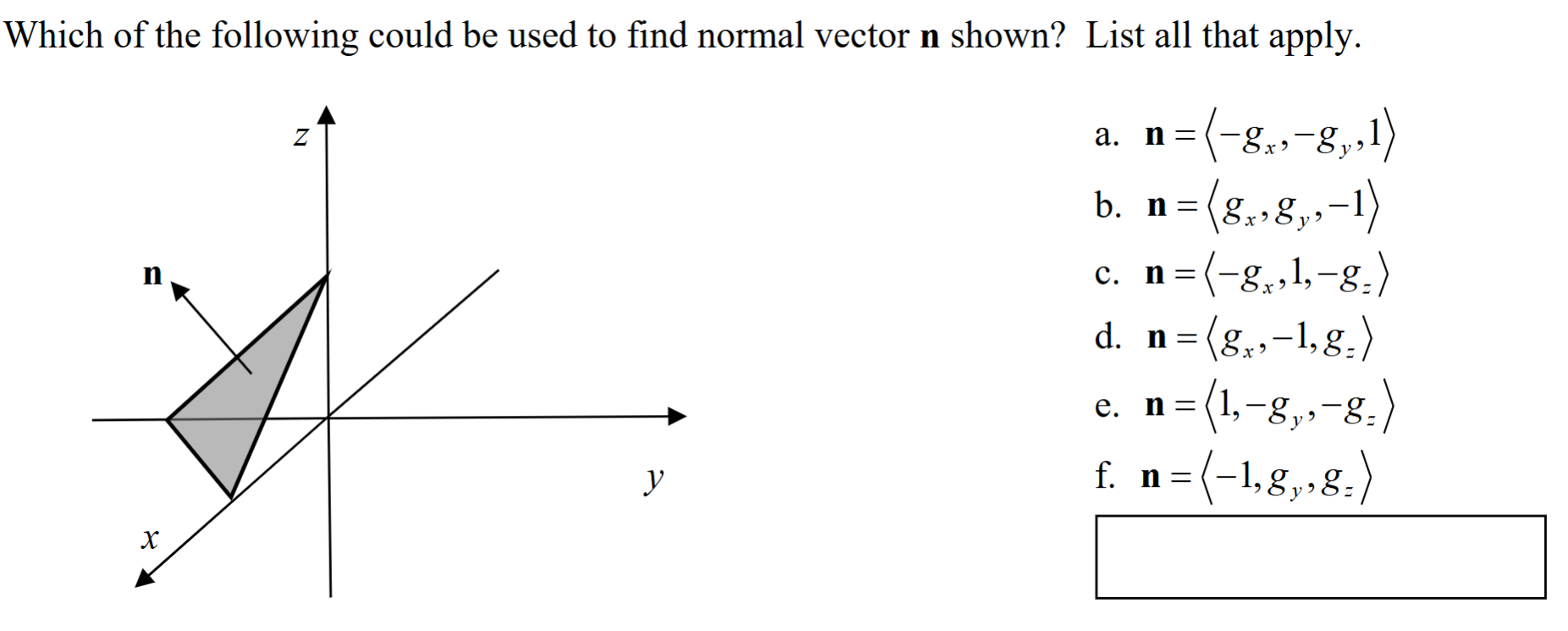 Solved Which of ﻿the following could be ﻿used to ﻿find | Chegg.com