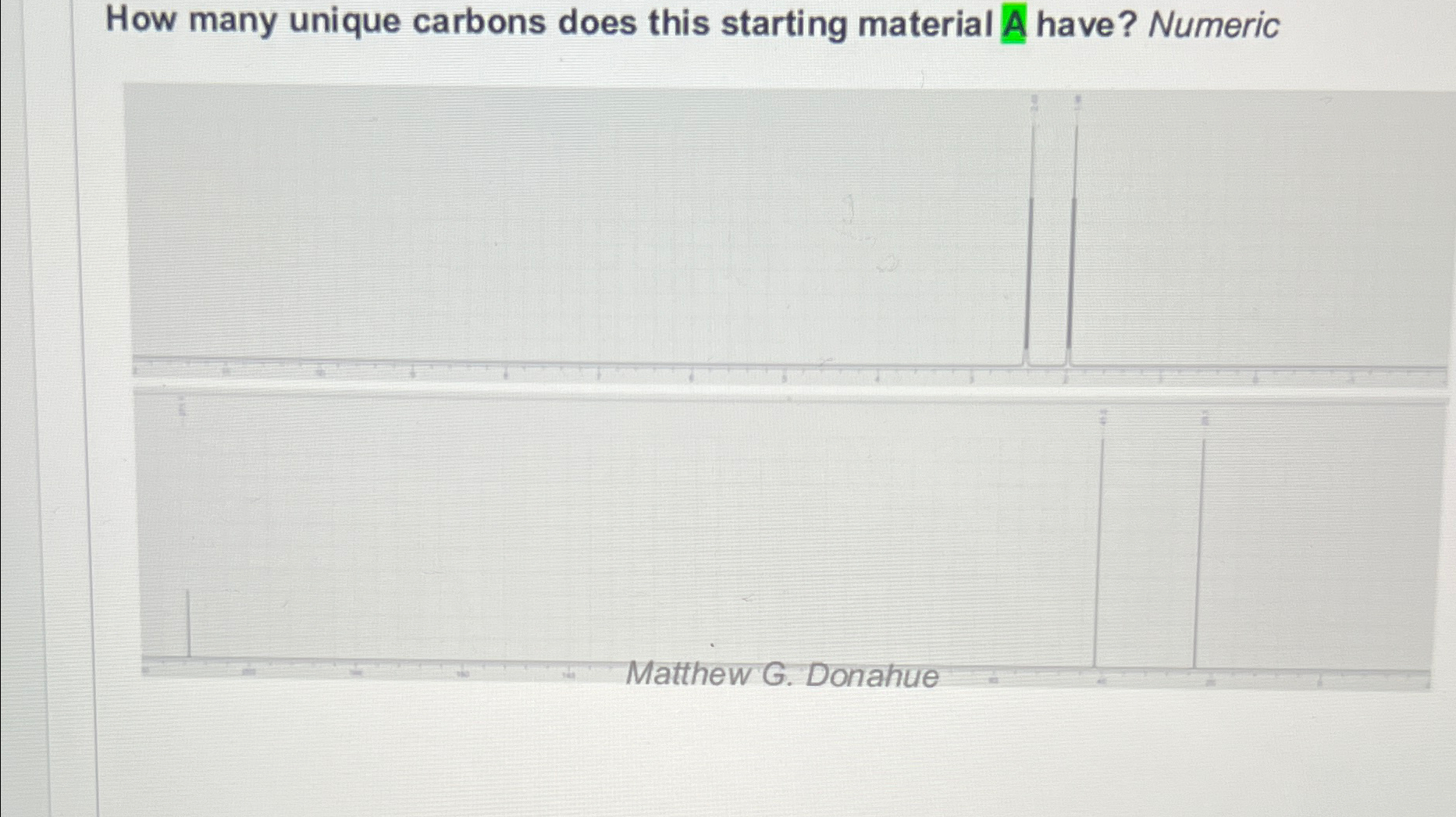 How many unique carbons does this starting material A | Chegg.com