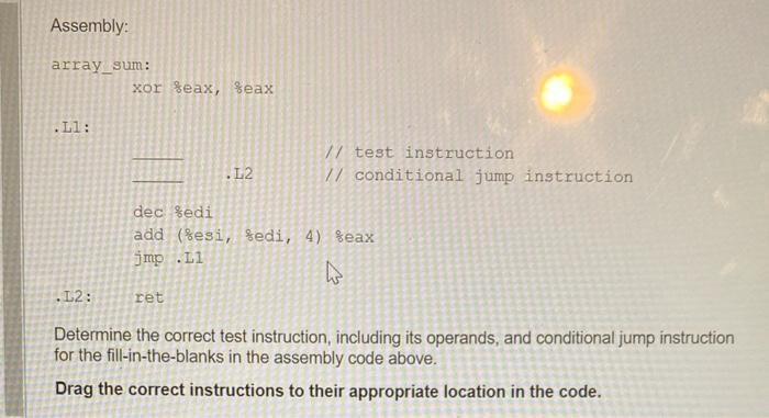 Solved Conditional jumps are also useful for implementing | Chegg.com Solved Conditional jumps are also useful for implementing | Chegg.com