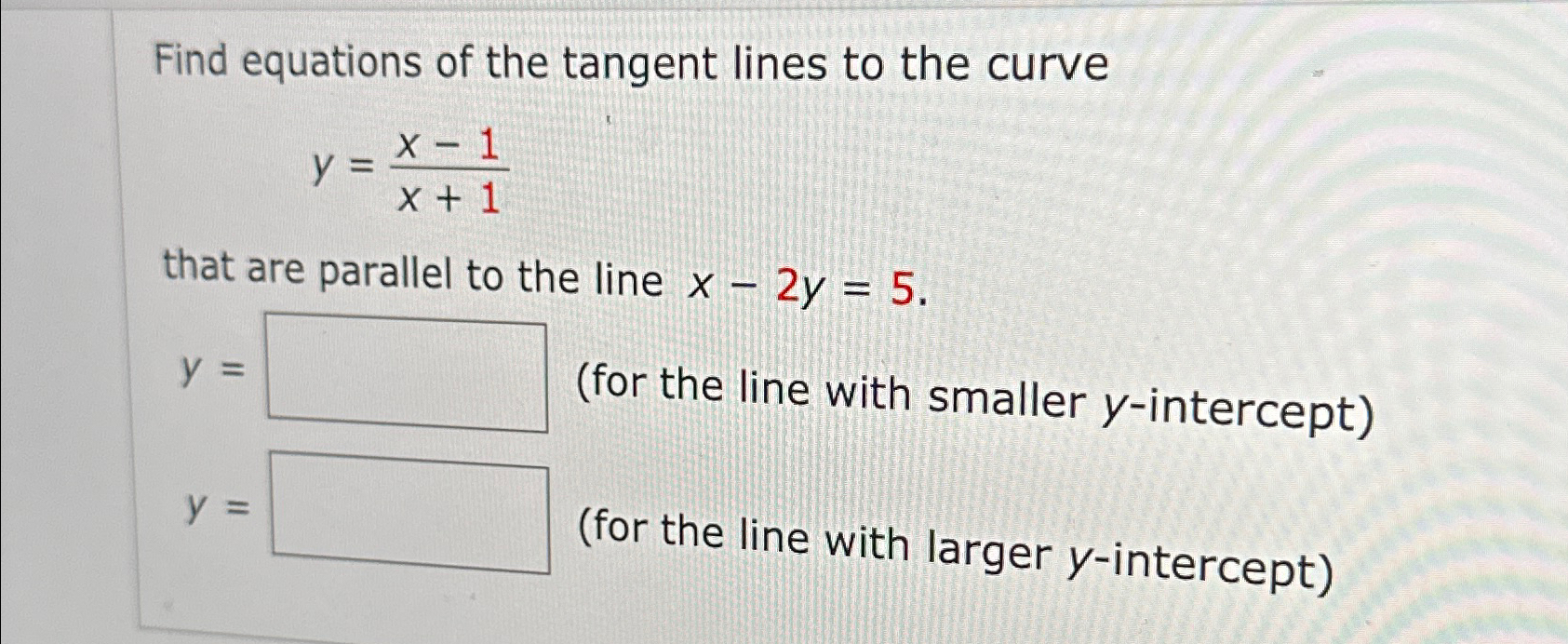 Find equations of the tangent lines to the | Chegg.com