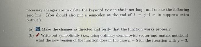 presented in lecture. function [L,U]=my1u(A) * MYLU | Chegg.com