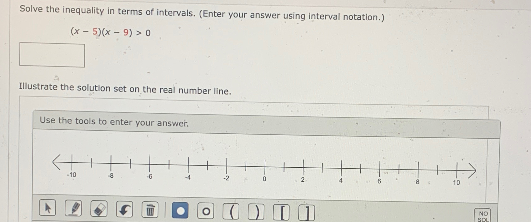 Solved Solve the inequality in terms of intervals. (Enter | Chegg.com