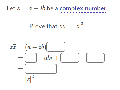 Solved Let z=a+ib ﻿be a complex number.Prove that | Chegg.com