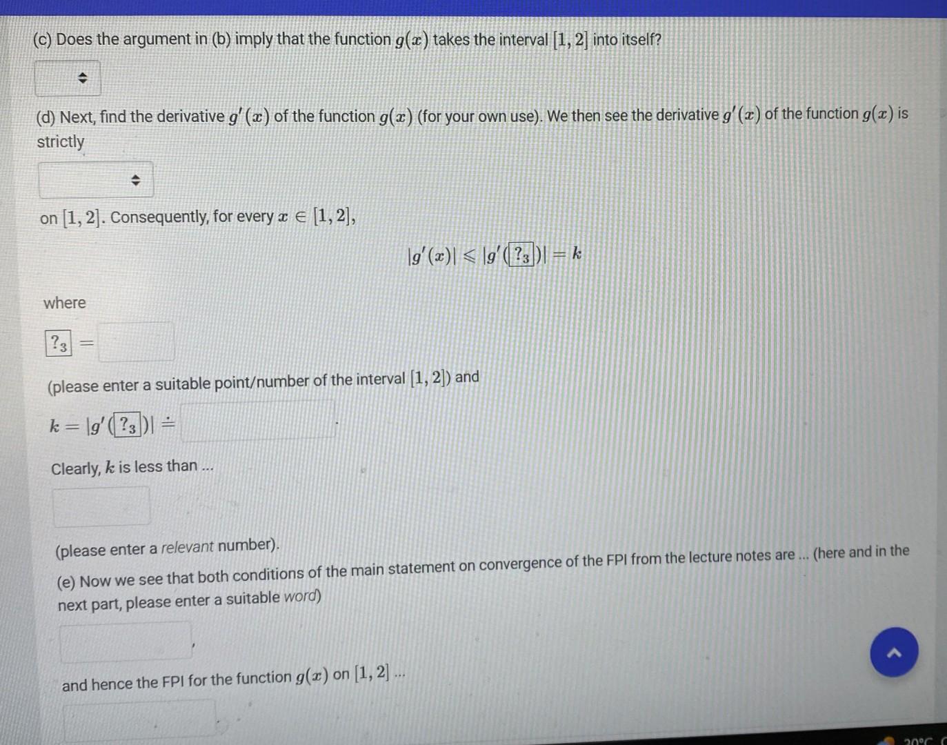 (Fixed-Point Iteration). All numerical answers should | Chegg.com