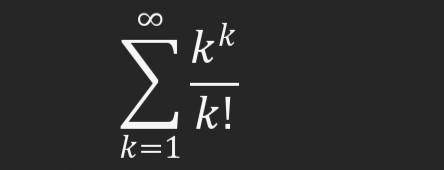 Solved ∑k=1∞k!kk | Chegg.com