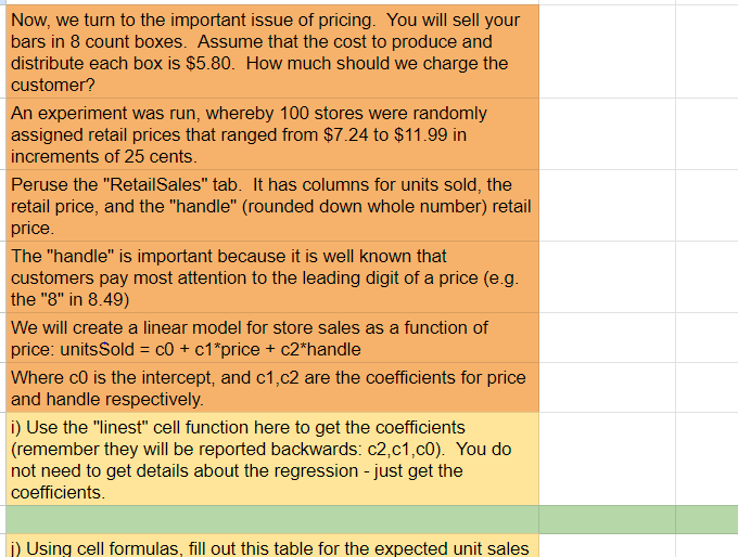 Solved Now, we turn to the important issue of pricing. You | Chegg.com