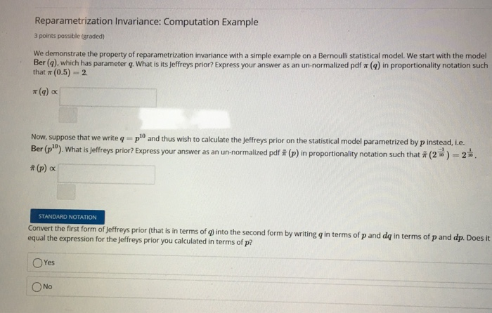 Reparametrization Invariance: Computation Example 3 | Chegg.com