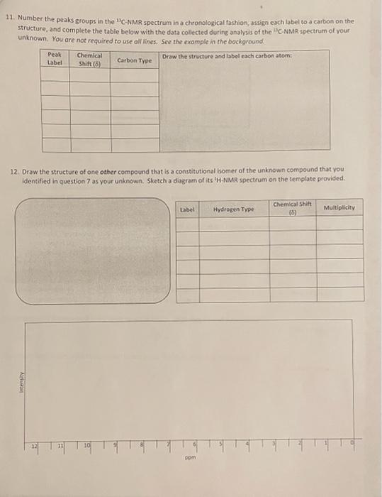 Solved 7. In the box below, draw the structure of the | Chegg.com