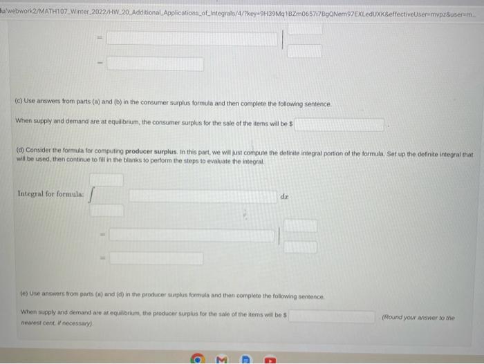 Solved (c) Use answers from parts (a) and (b) in the | Chegg.com