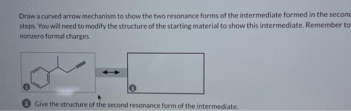 Draw a curved arrow mechanism to show the two | Chegg.com