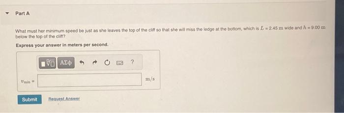 A daring 51 kg swimmer dives off a cliff with a | Chegg.com