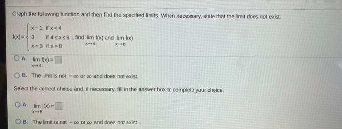 Solved Graph The Following Function And Then Find The 