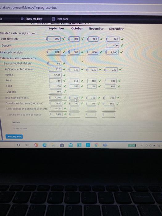 Solved Assignment/takeAssignment Mindo Tinprogress-true | Chegg.com