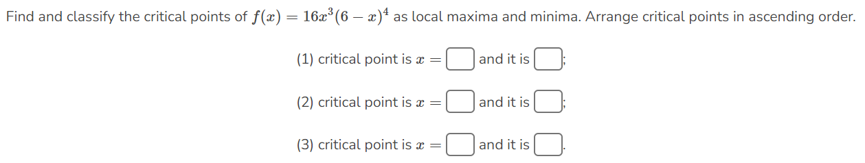 Solved Find and classify the critical points of | Chegg.com