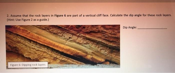 Solved 2. Assume that the rock layers in Figure 6 are part | Chegg.com