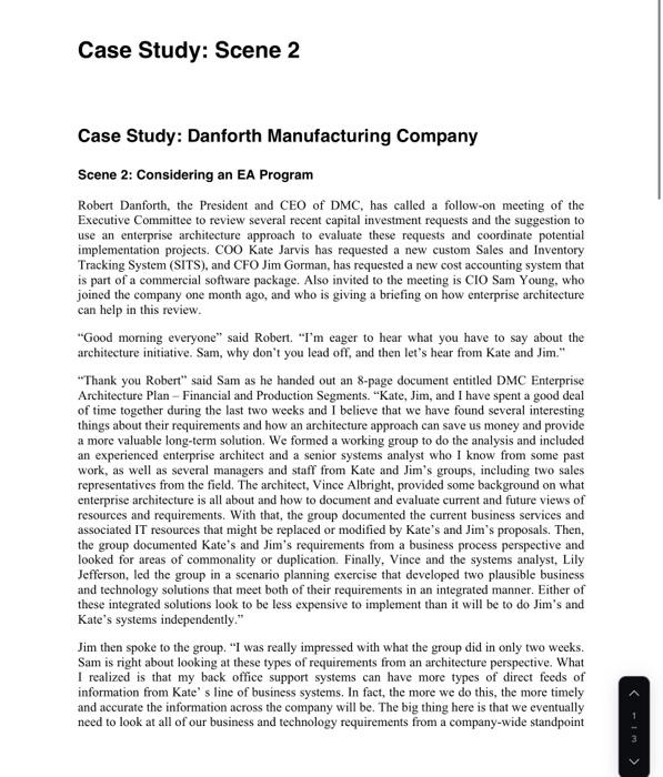 Solved Robert Danforth, the President and CEO of DMC, has | Chegg.com