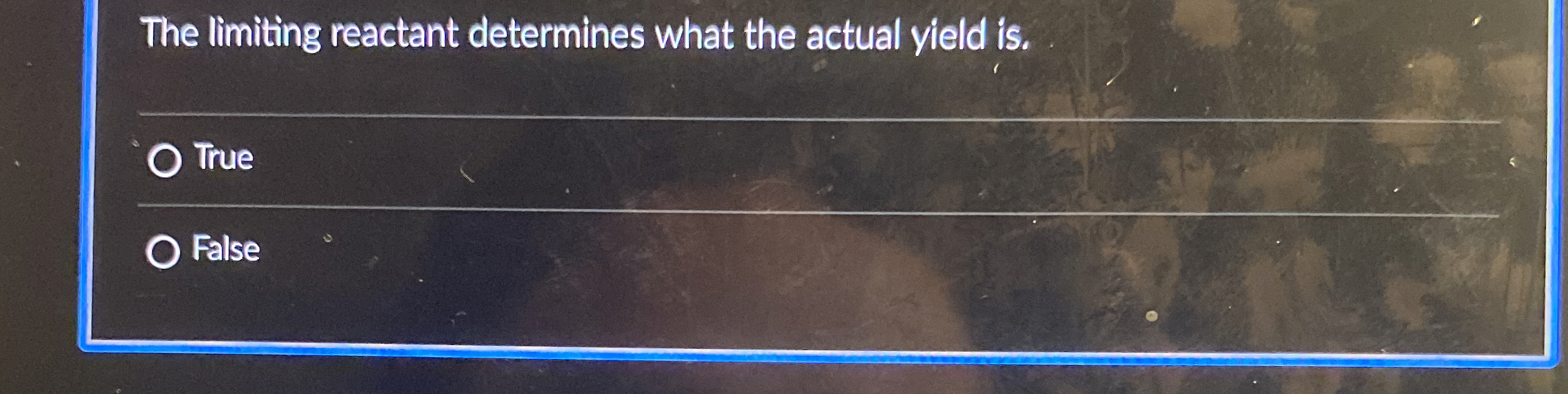Solved The limiting reactant determines what the actual | Chegg.com