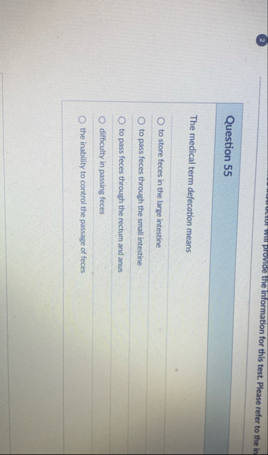 2provide the information for this test. Please refer | Chegg.com