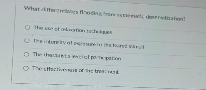 Solved What differentiates flooding from systematic | Chegg.com