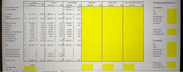 Create a spreadsheet that answers the questions | Chegg.com