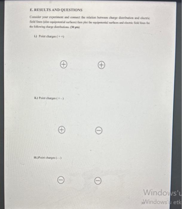 Solved E. RESULTS AND QUESTIONS Conider your erperiment and | Chegg.com