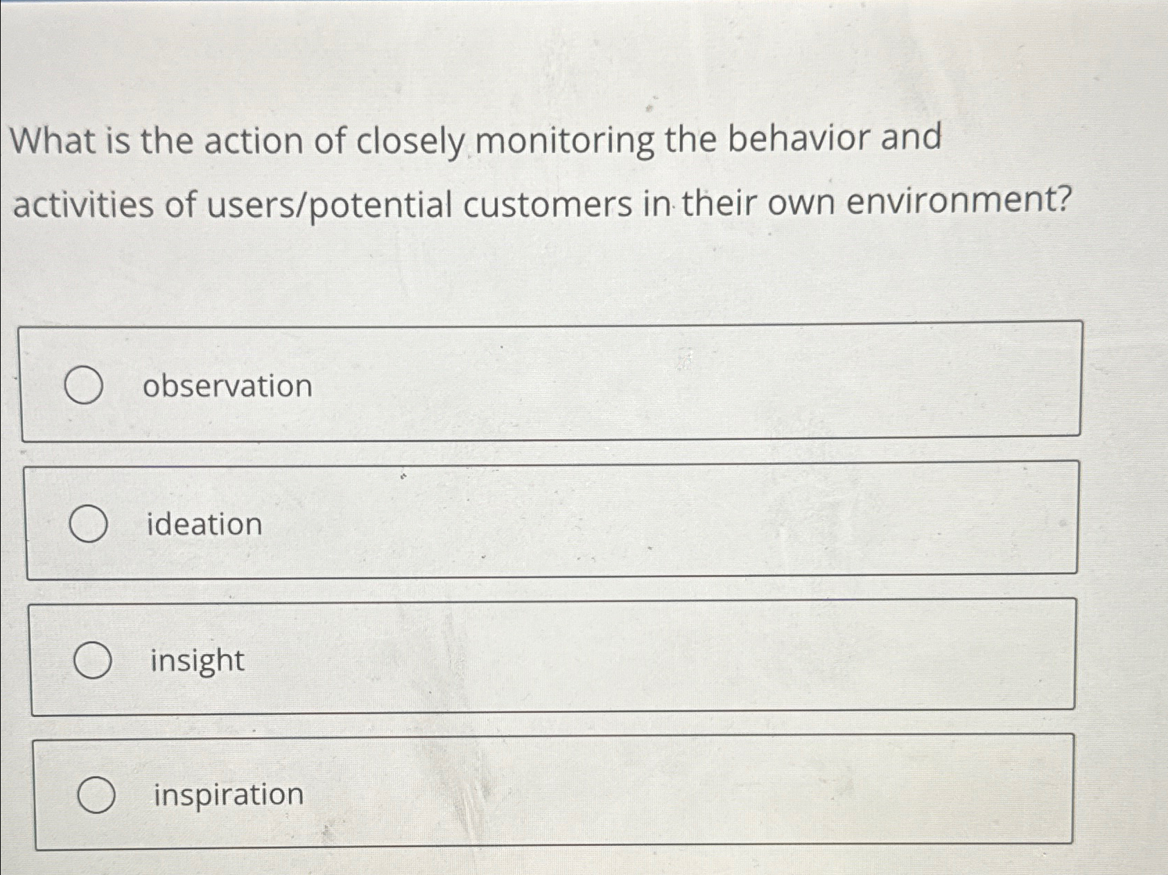 Solved What is the action of closely monitoring the behavior | Chegg.com