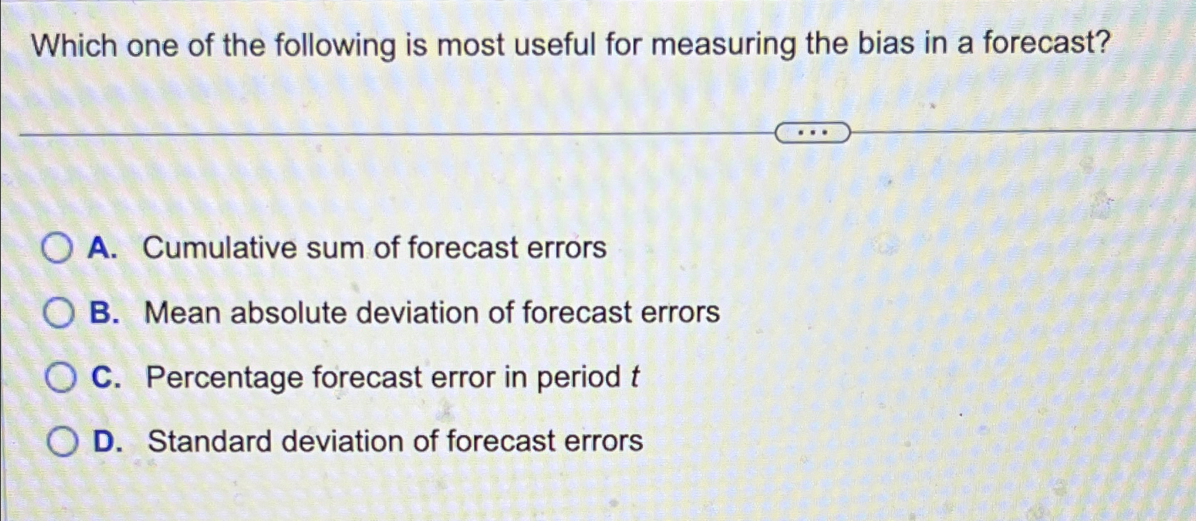 Solved Which One Of The Following Is Most Useful For