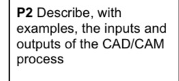 Solved P2 Describe, with examples, the inputs and outputs of | Chegg.com