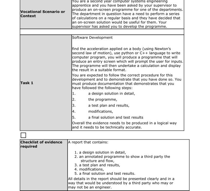 Solved You are a second year computer systems engineering | Chegg.com
