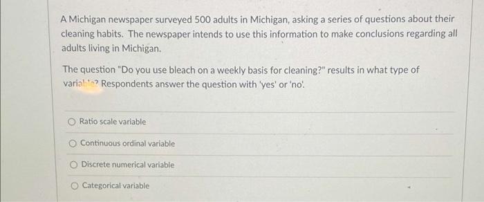 Solved The employees of a company were surveyed on questions | Chegg.com