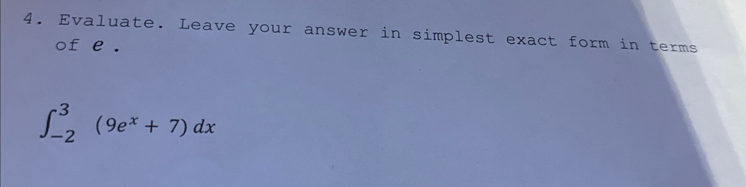 Solved Evaluate. Leave your answer in simplest exact form in | Chegg.com