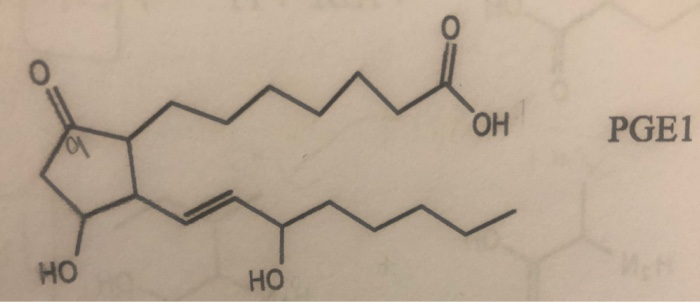 Solved НО PGE1 HO HO | Chegg.com