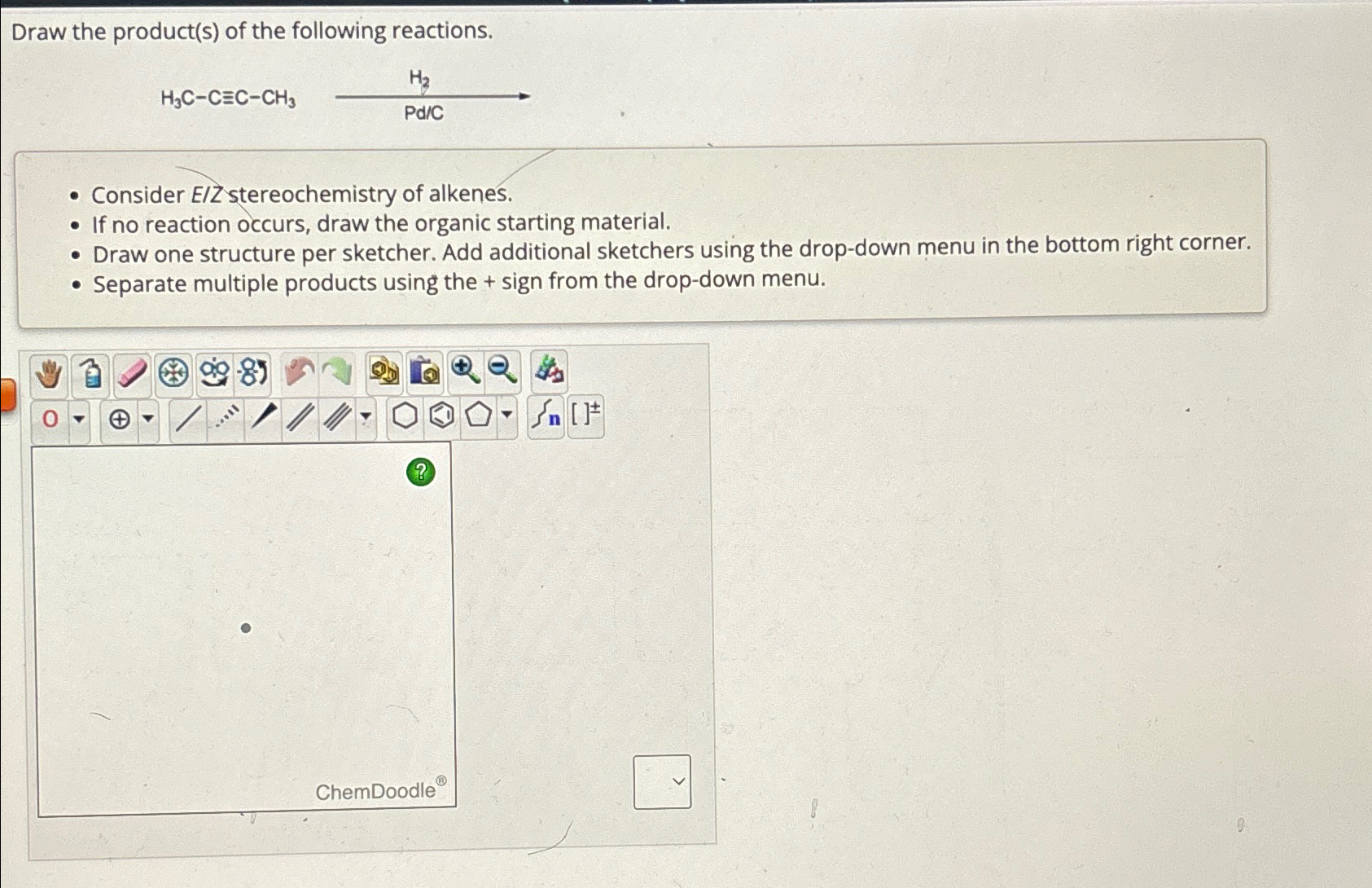 Solved Draw the product(s) ﻿of the following | Chegg.com