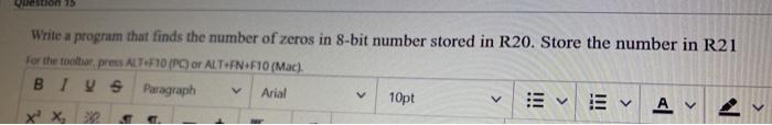 Solved on 15 Write a program that finds the number of zeros | Chegg.com