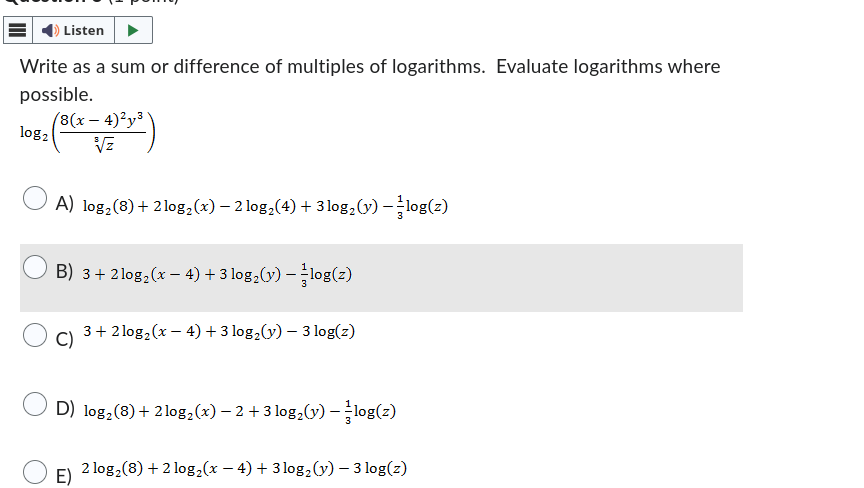 Solved Write as a sum or difference of multiples of | Chegg.com