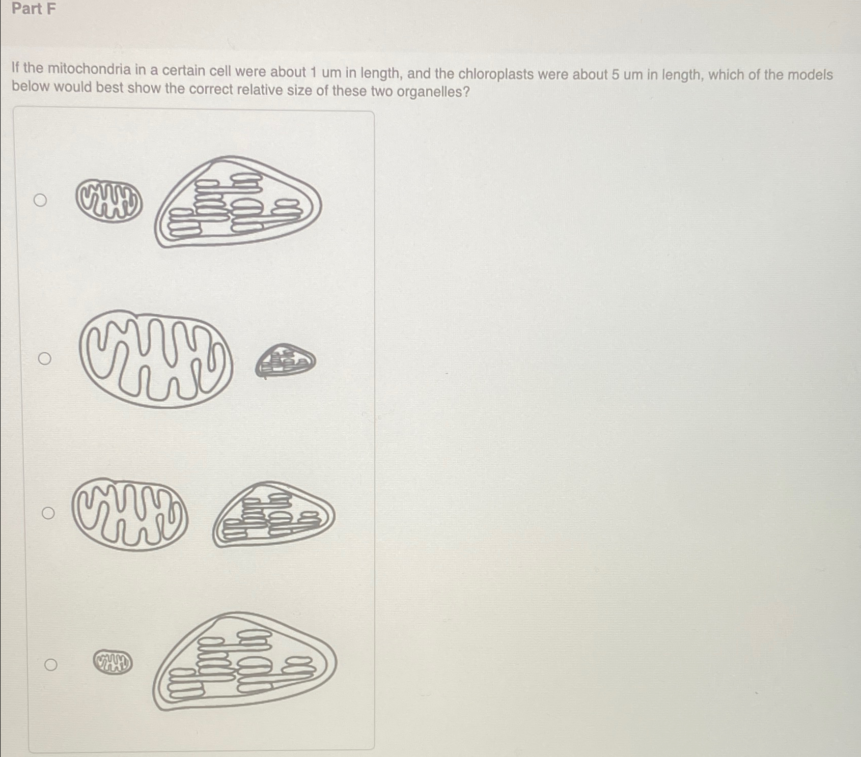 Solved Part FIf the mitochondria in a certain cell were | Chegg.com