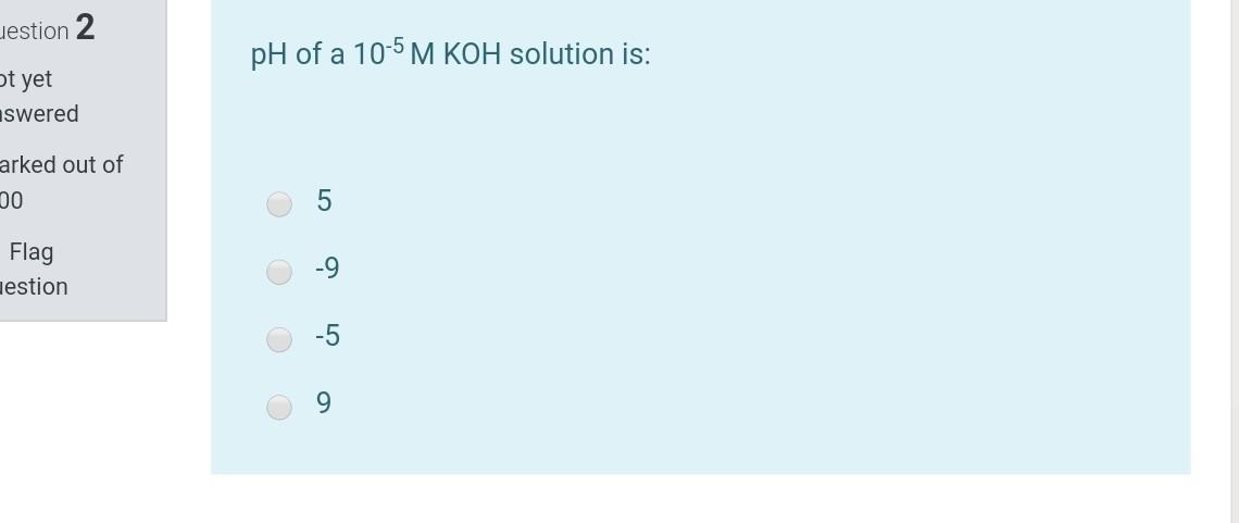 Solved estion 1 pH of a 10-6 M HCl solution is: t yet swered | Chegg.com Solved estion 1 pH of a 10-6 M HCl solution is: t yet swered | Chegg.com