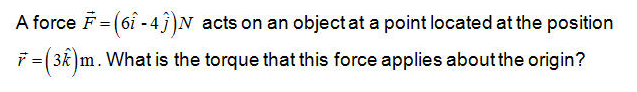 Solved A force vec(F)=(6hat(i)-4hat(j))N ﻿acts on an object | Chegg.com