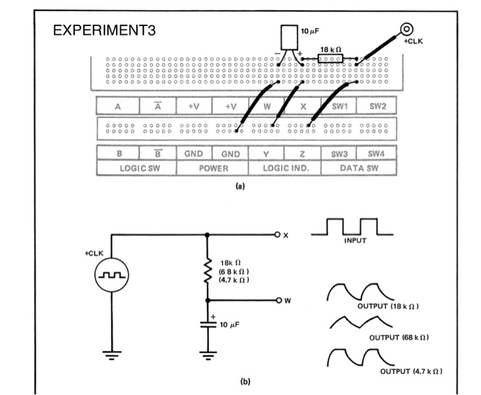 Solved 1. Using the simple logic probe of Experiment 9, test | Chegg.com