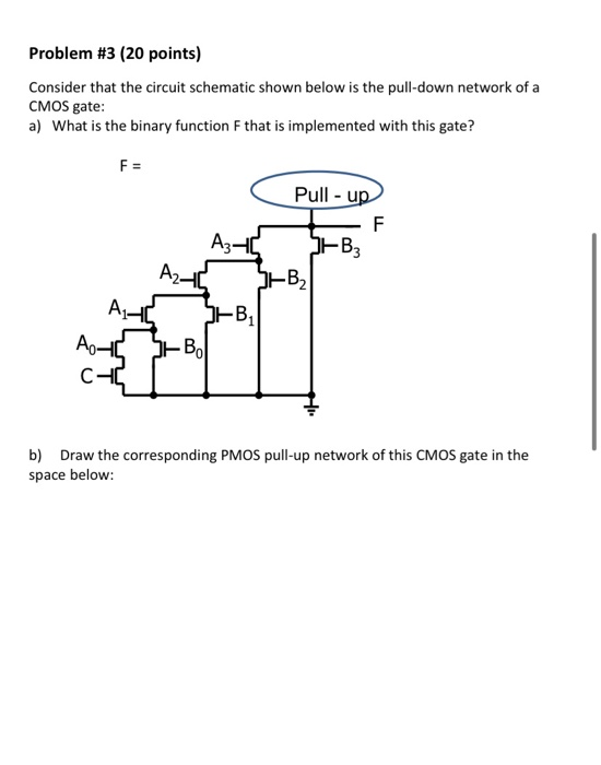 Solved Problem #3 (20 points) Consider that the circuit | Chegg.com
