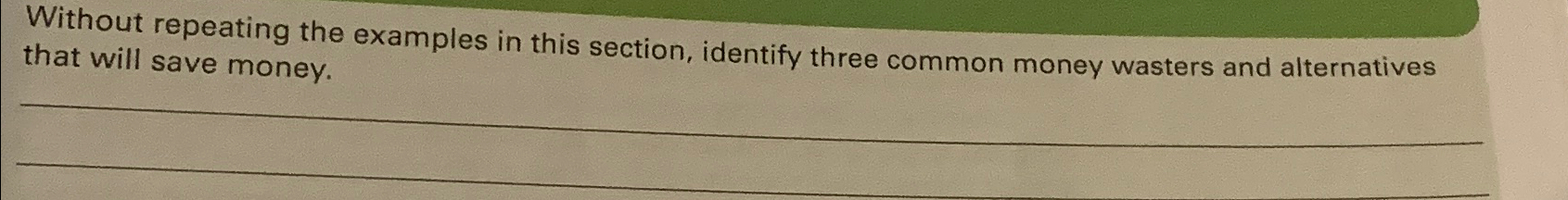Solved Without repeating the examples in this section, | Chegg.com