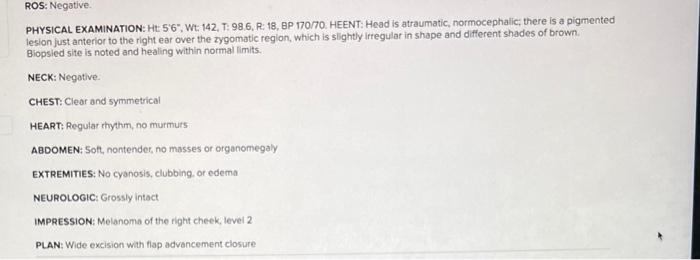 Solved HPL: This patient is being admitted to Weston | Chegg.com