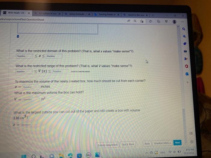 Wo are constructing a bex trom a plece of papee. The | Chegg.com