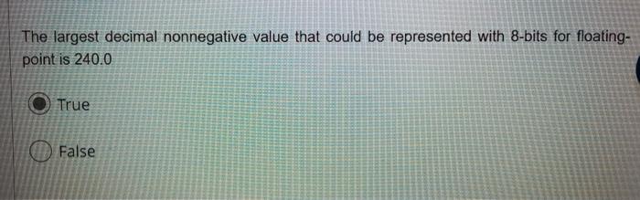 Denormalized numbers serve two purposes. First, they | Chegg.com