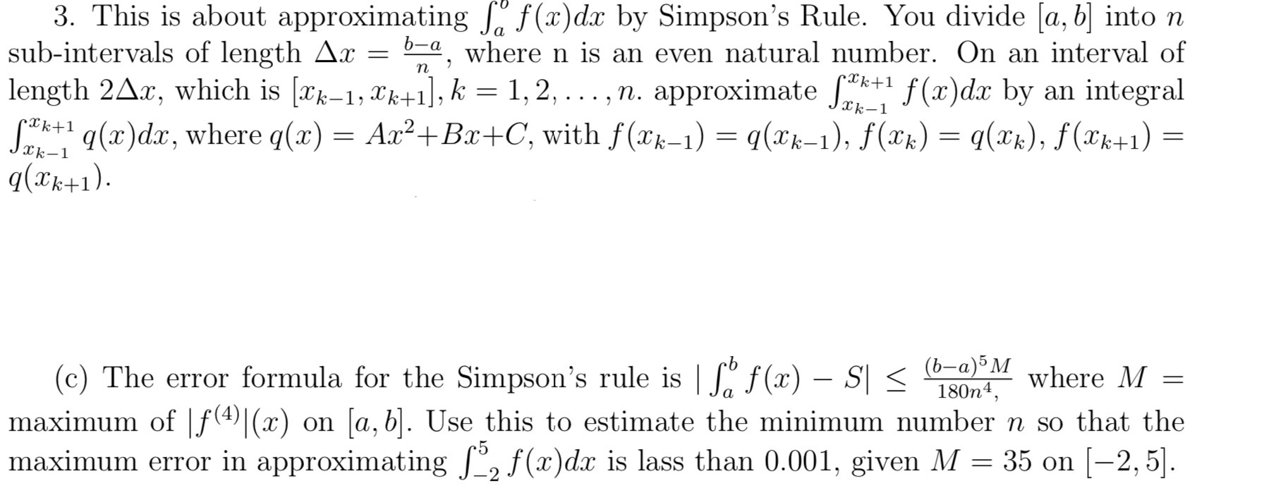 Solved **Answer part c, ﻿clearly and concisely with a step | Chegg.com