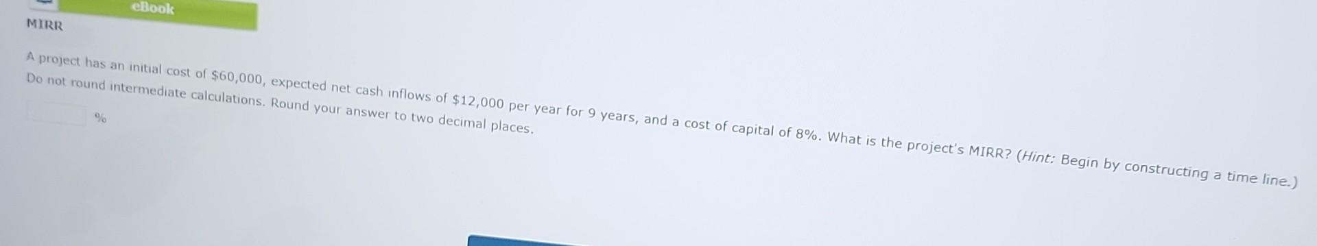 Solved Do not round intermediate calculations. Round your | Chegg.com